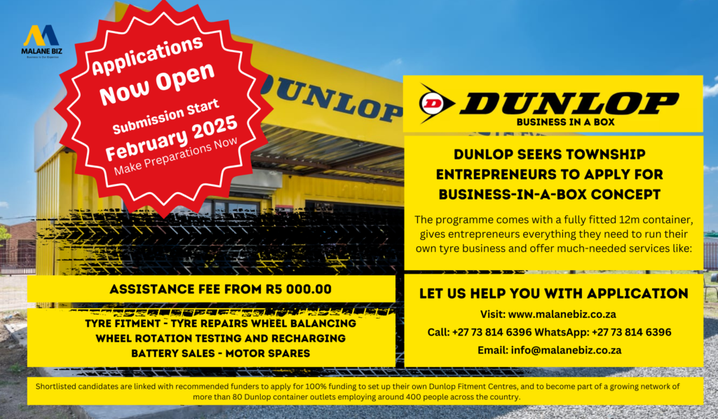 Dunlop Business In A Box - 2025 - Malane Biz